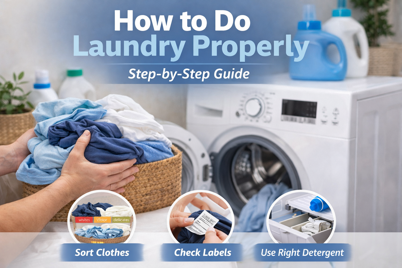 How to Do Laundry Properly: Step-by-Step Laundry Guide