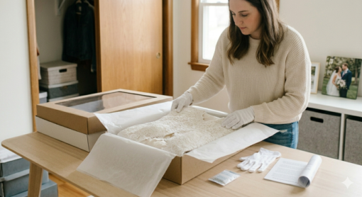 How to Store a Wedding Dress: Post-Wedding Preservation Tips